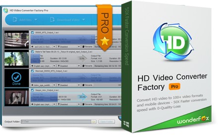 Upgrade to HD Video Converter Factory Pro with 50% OFF Price