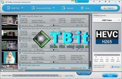 HD Video Converter Factory Pro Giveaway for TBit