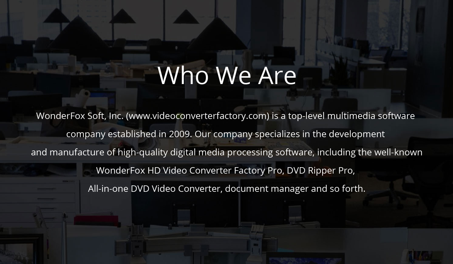 About WonderFox Soft - Video Converter Factory - Professional dvd/video ...
