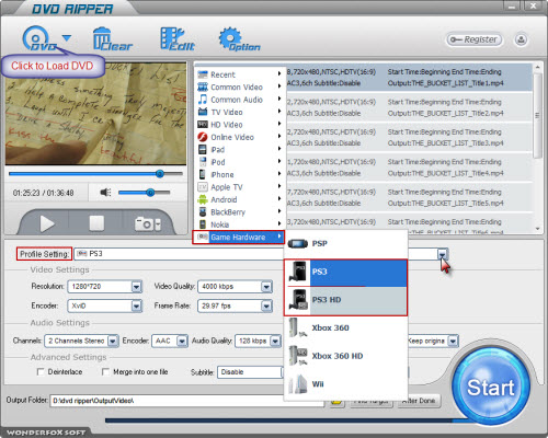 PS3 DVD Ripper - Rip/Convert DVD Video to PS3