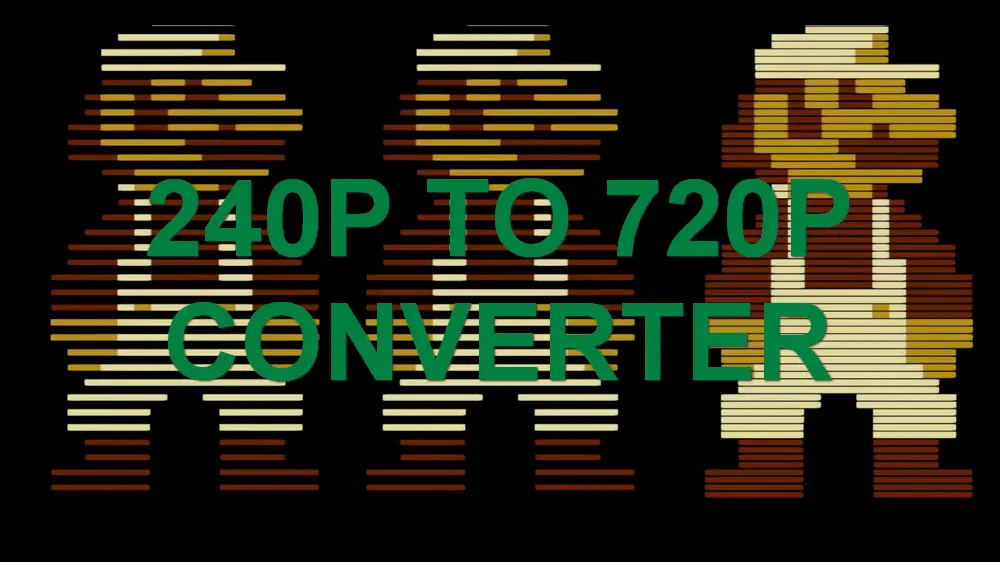 How to Convert a 240P Video to 720P?