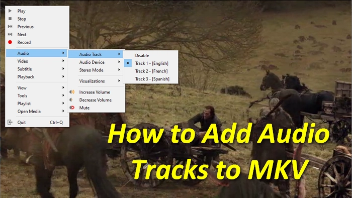 Add Audio Track to an MKV File on PC without Re-encoding