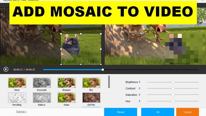 How to Add Mosaic Effect to a Video on Windows/Mac/Online