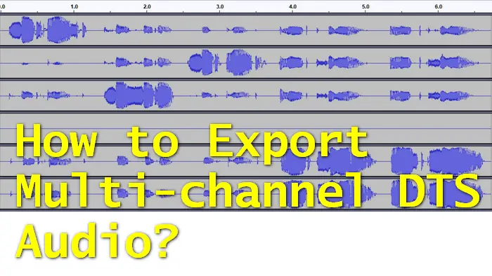 [Audacity DTS] How to Export Multi-channel DTS Audio without Effort?