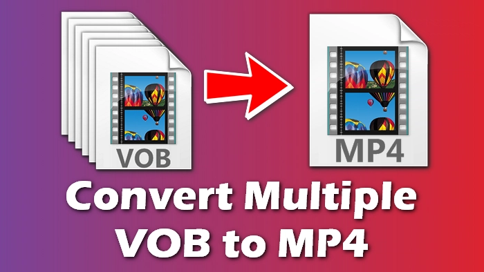 How to Convert Multiple VOB Files to MP4 on Windows How to Convert Multiple VOB Files to MP4 on Windows