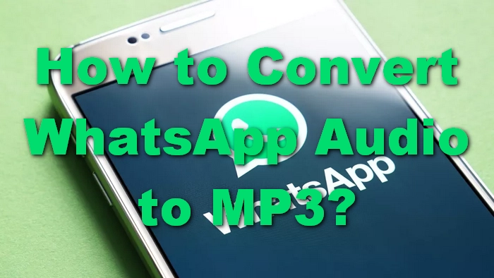 4 Free Methods to Convert WhatsApp Audio to MP3