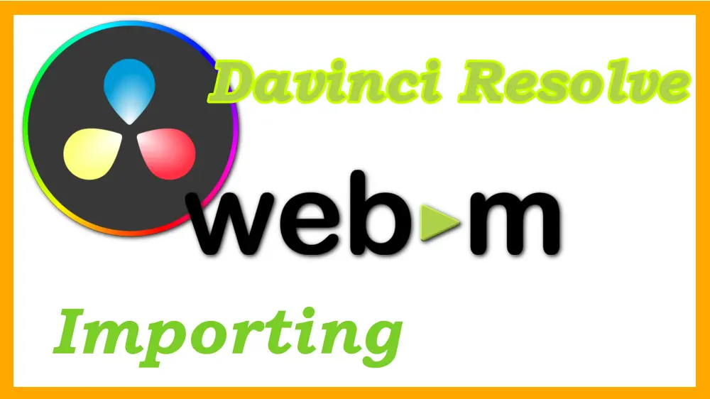 How to Fix DaVinci Resolve WebM Import/Export Issue?