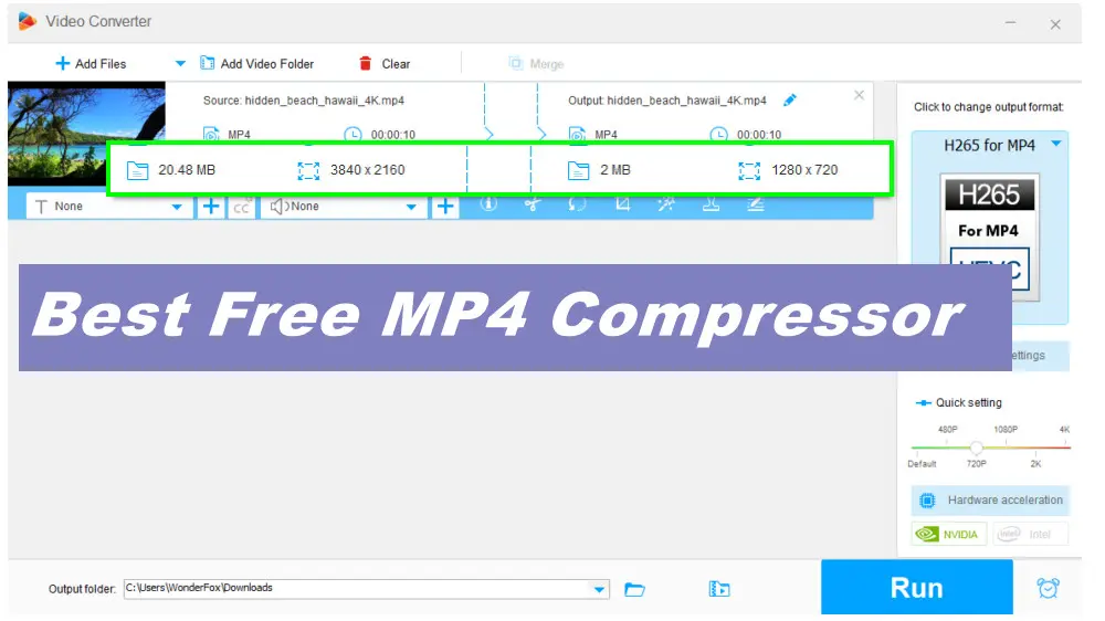 Best Free MP4 Compressor To Reduce MP4 Size Online PC
