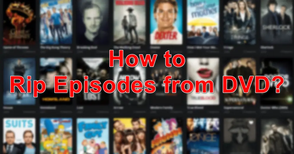 How to Rip Episodes from a DVD?