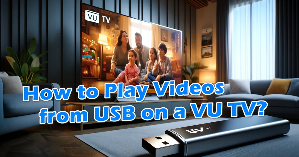 How to Play Videos from USB on VU TV?