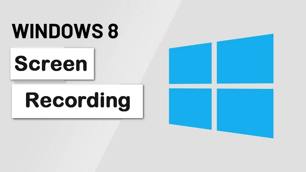 How to Screen Record on Windows 8 with Audio Easily?