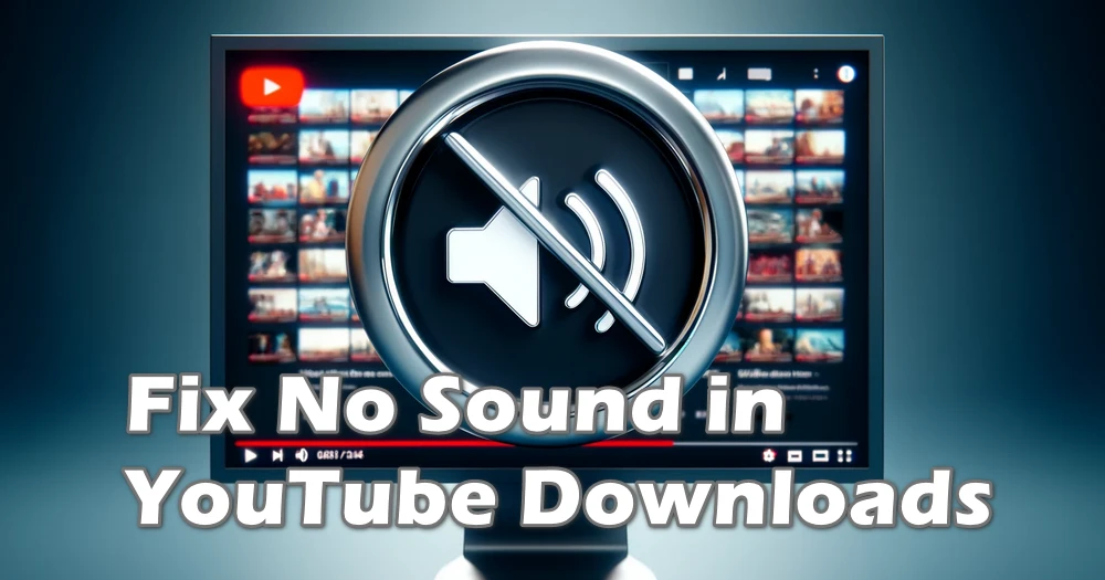 How to Fix No Sound in Videos Downloaded from YouTube?